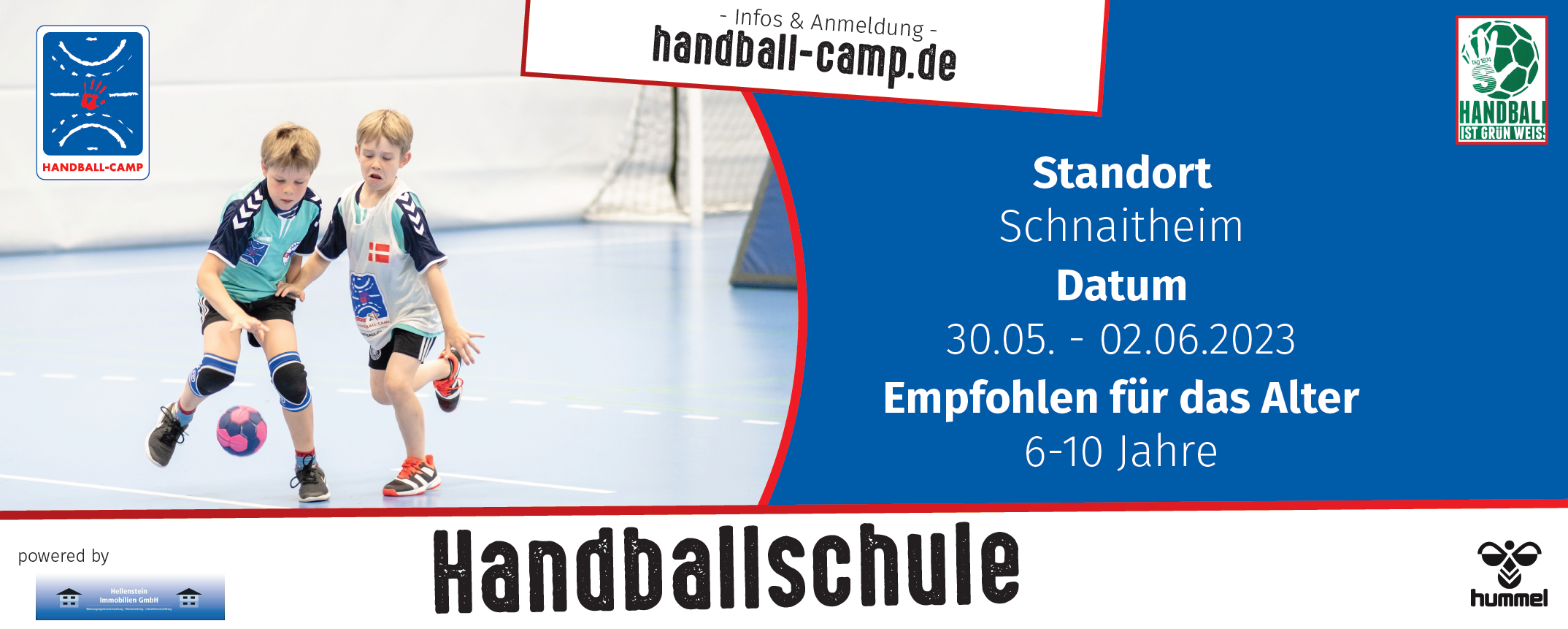 Offizieller Veranstalter des Handball-Camps – Handball TSG Schnaitheim